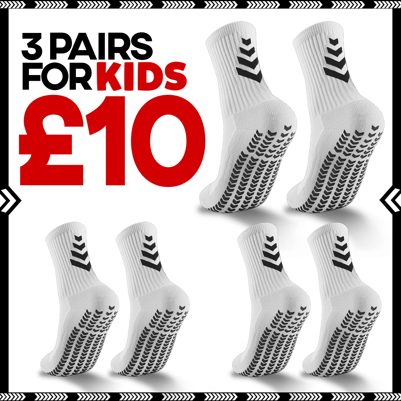PLYA | 3 Pairs of Kids Grip Socks 2.0 – PLYA | Prestigious Lifestyle ...